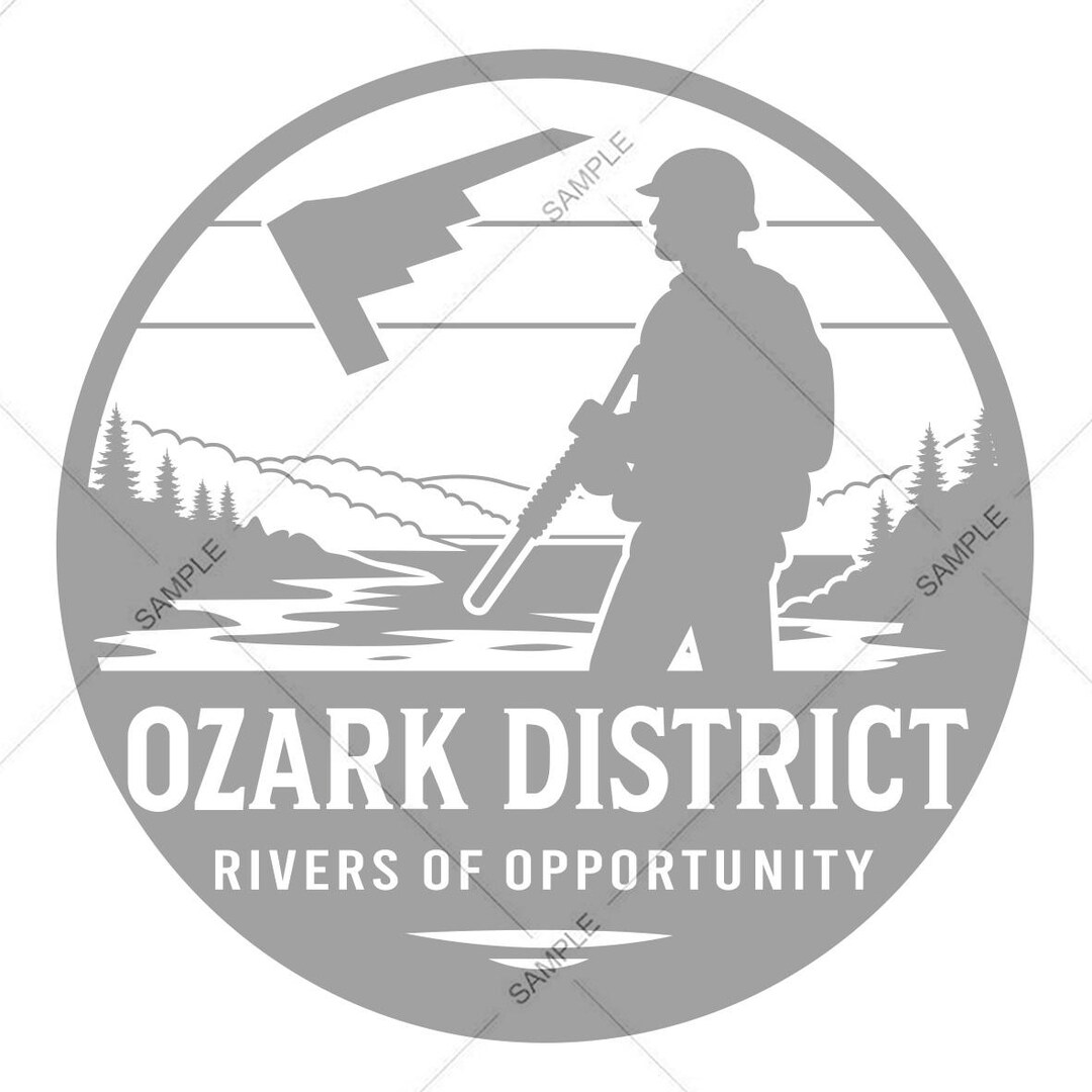 Ozark District Logo Vector | SVG PNG for Engraving and Design - Etsy