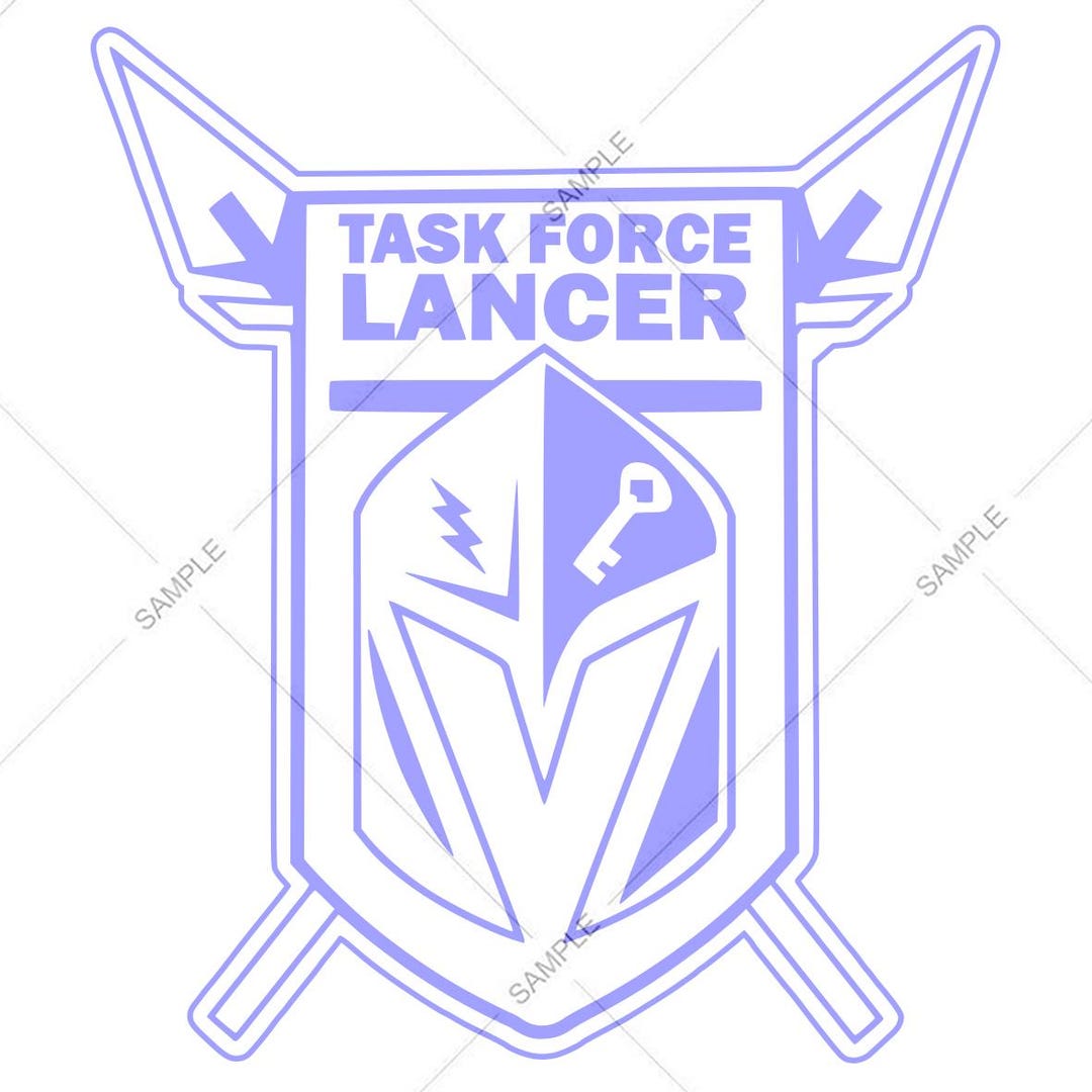 Air Force Task Force Lancer Logo Vector SVG PNG for Engraving and ...