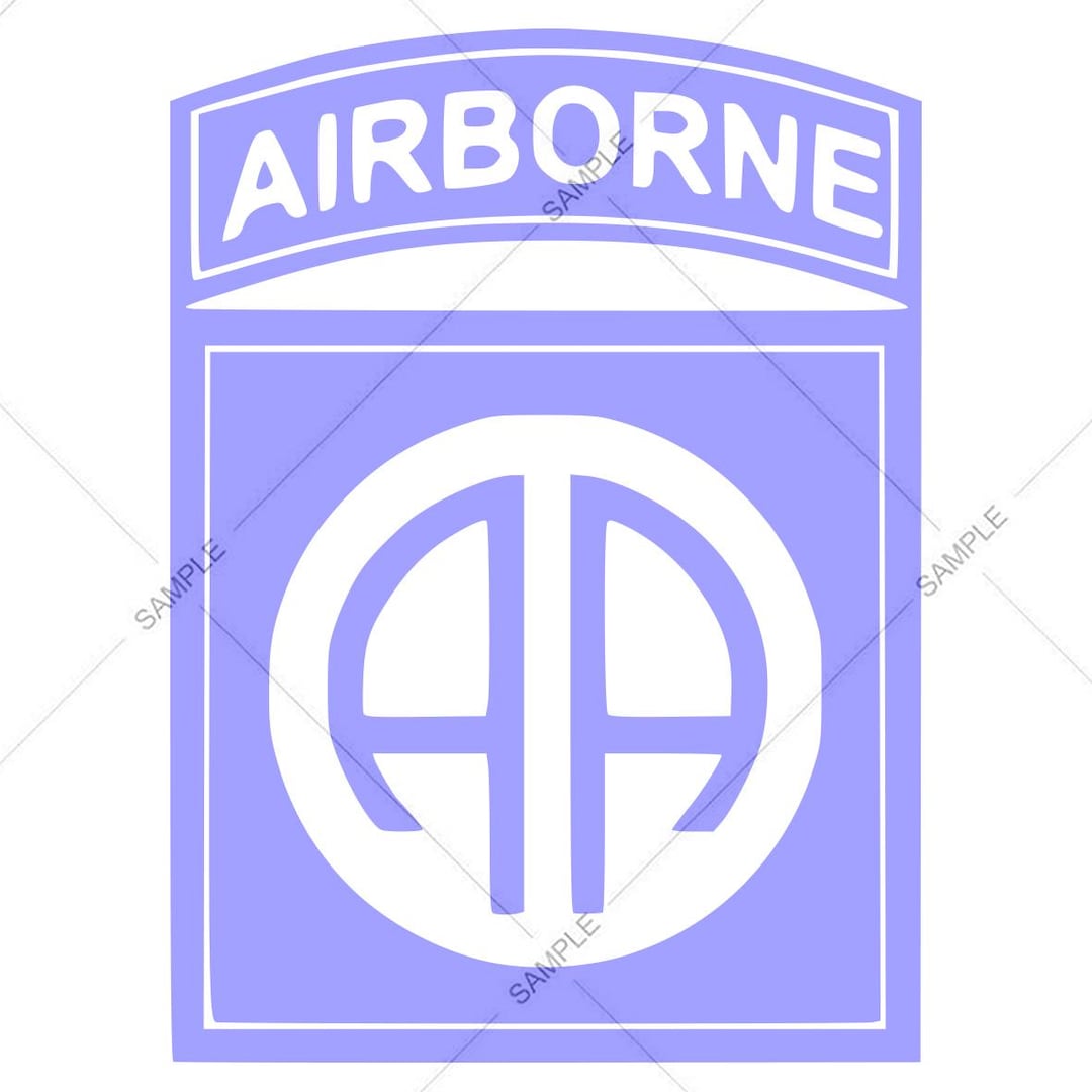 Army 82nd Airborne Logo Vector SVG PNG for Engraving and Design - Etsy
