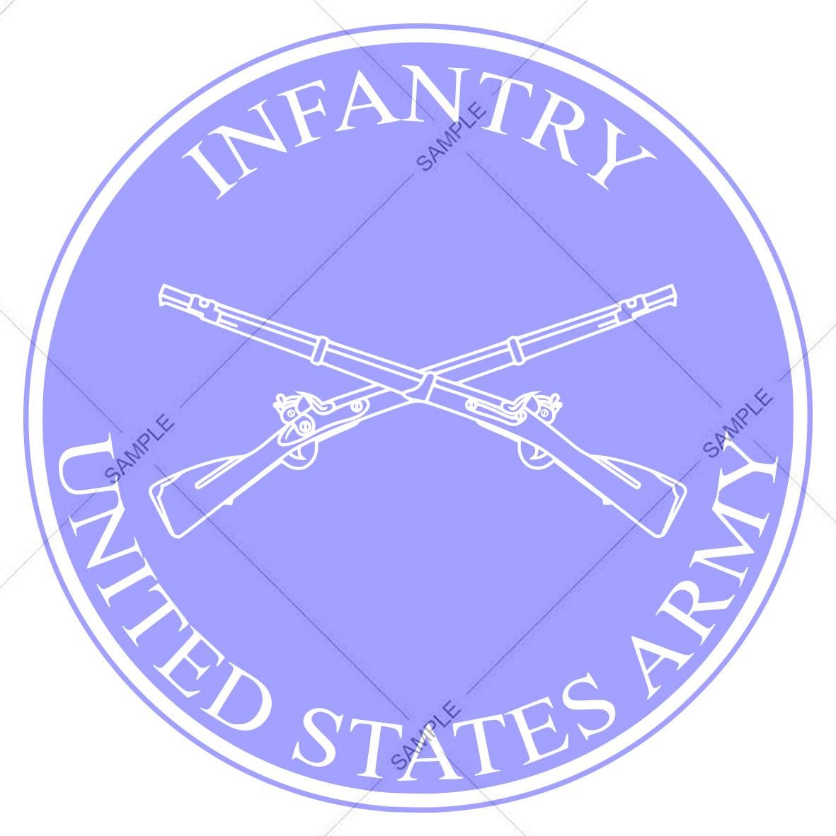 Army Infantry Logo Vector SVG PNG for Engraving and Design - Etsy