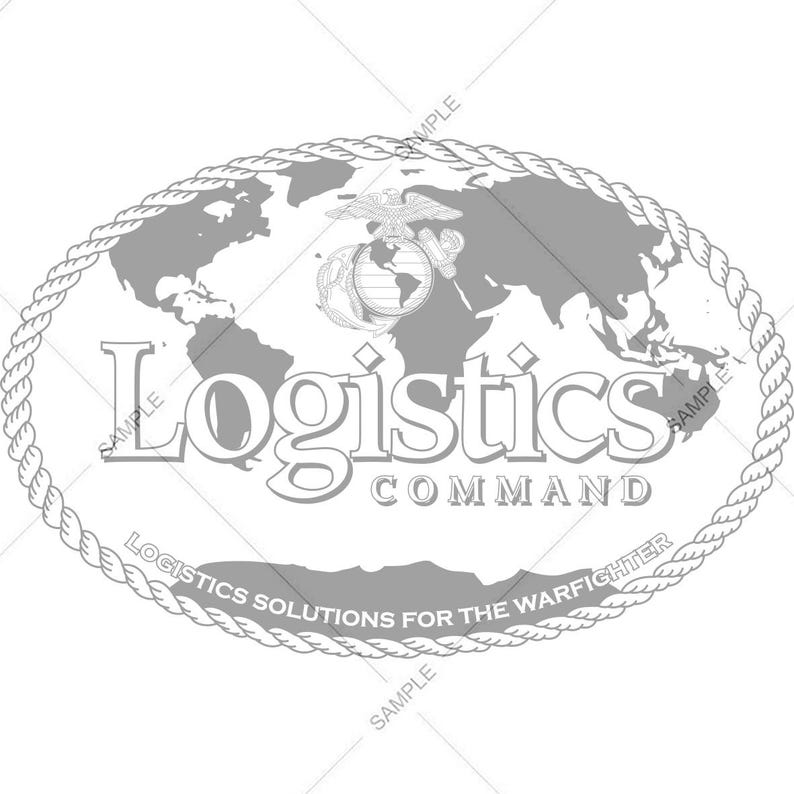 Marine Corps Logistics Command Logo Vector SVG PNG for Engraving and ...