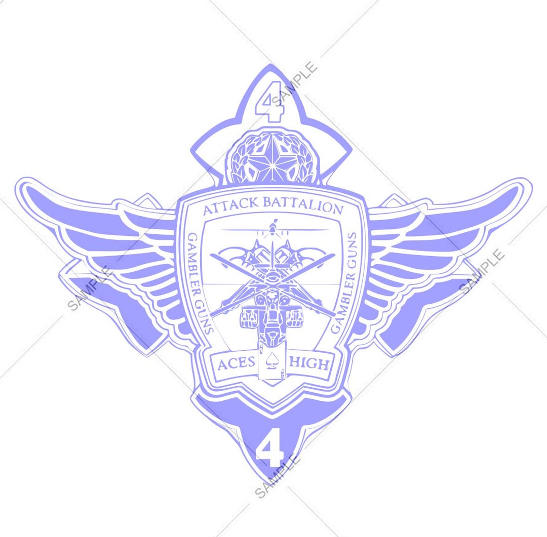 4-4 Attack Recon Battalion Logo Vector (SVG, PNG) - Etsy