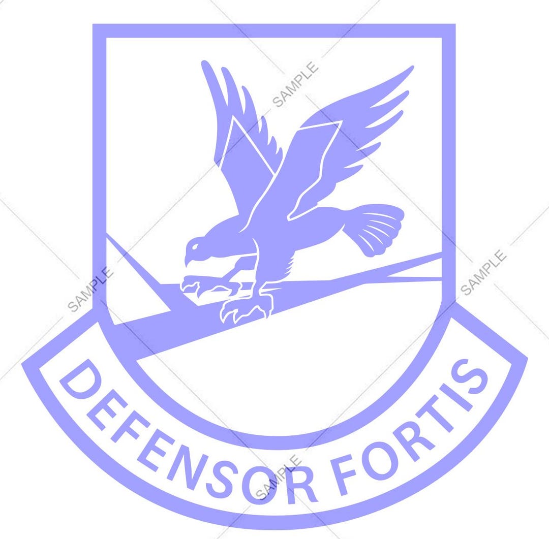 Air Force Defensor Fortis Logo Vector SVG PNG for Engraving and Design ...