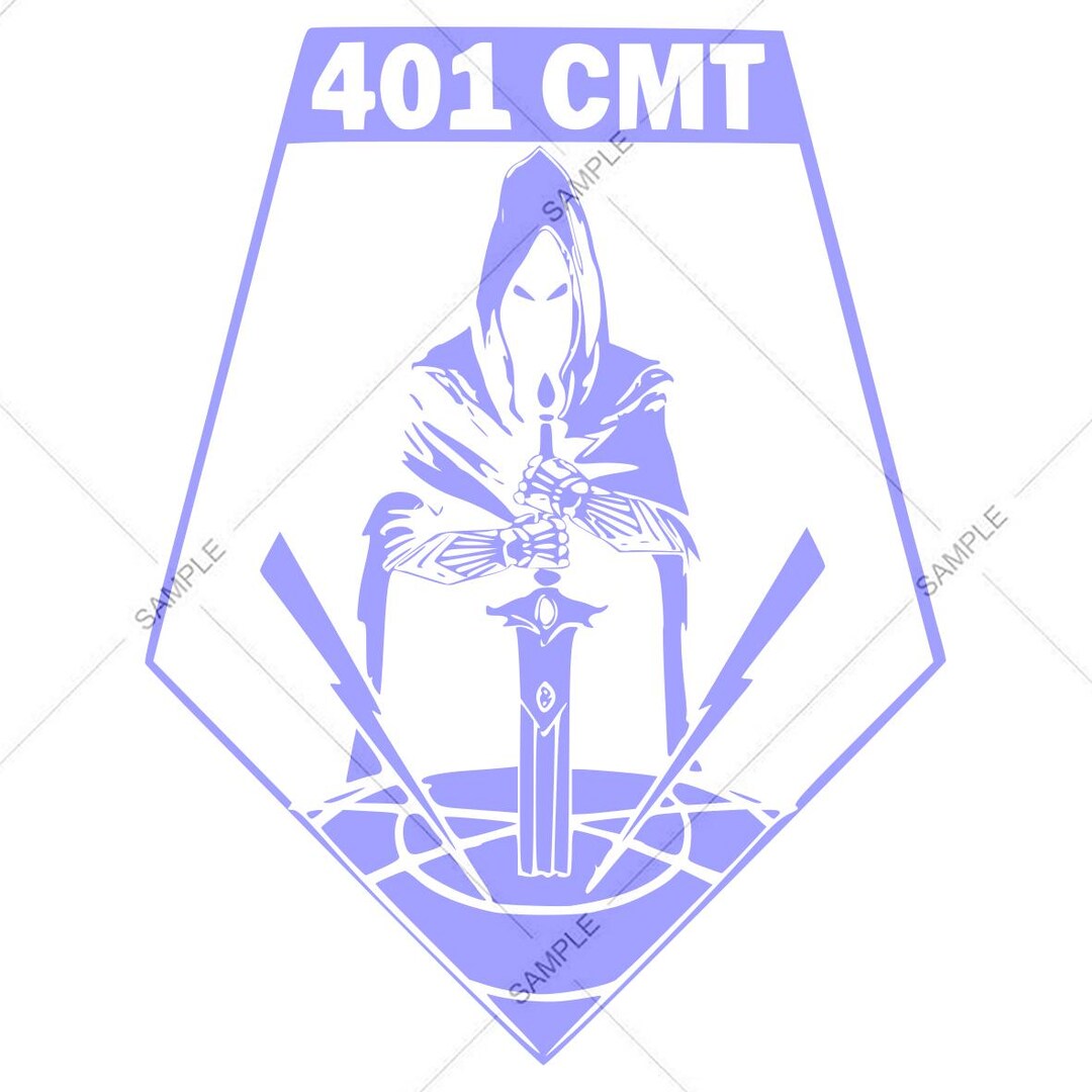 Air Force 401 CMT Logo Vector SVG PNG for Engraving and Design - Etsy