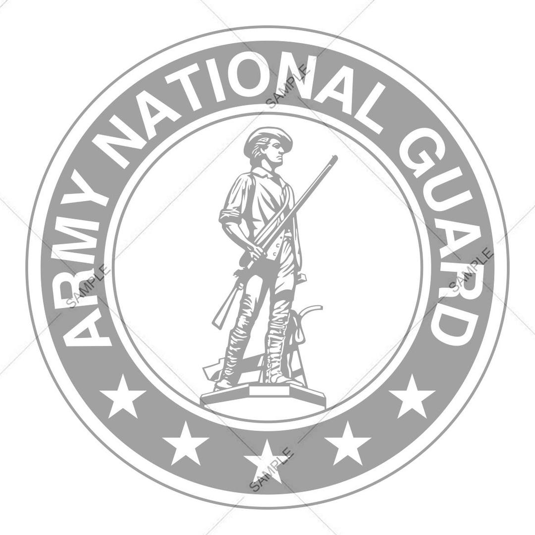 Army National Guard Minuteman Insignia Logo Vector SVG PNG for ...
