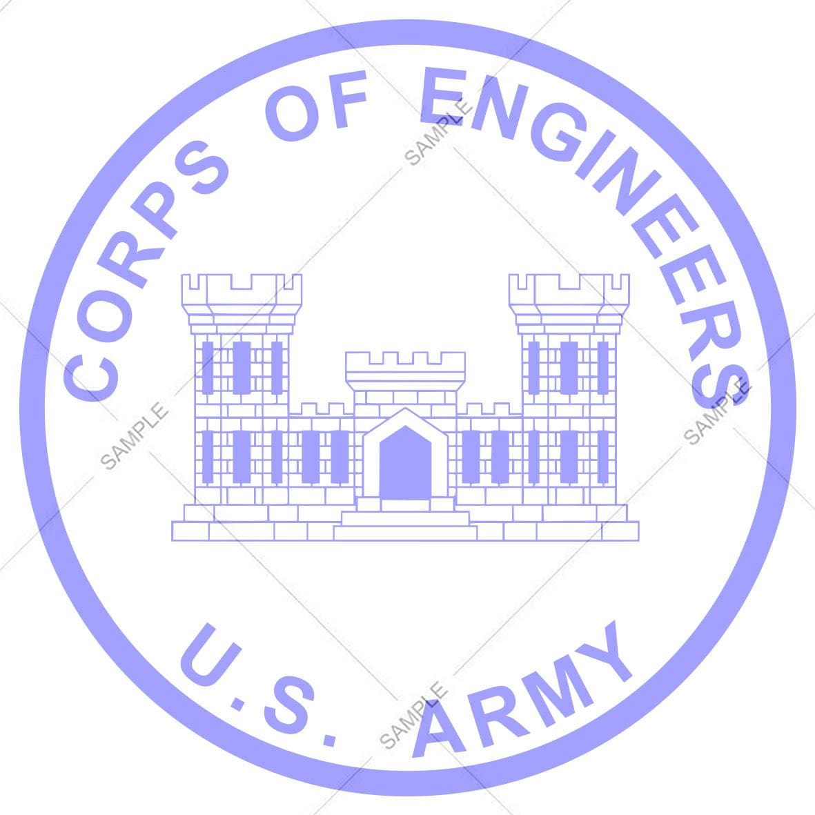 Army Corps of Engineers Logo Vector SVG PNG for Engraving and Design - Etsy
