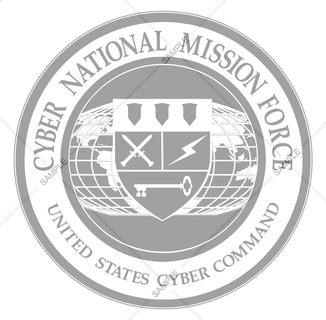 Cyber National Mission Force Logo: Vector SVG PNG for Design - Etsy