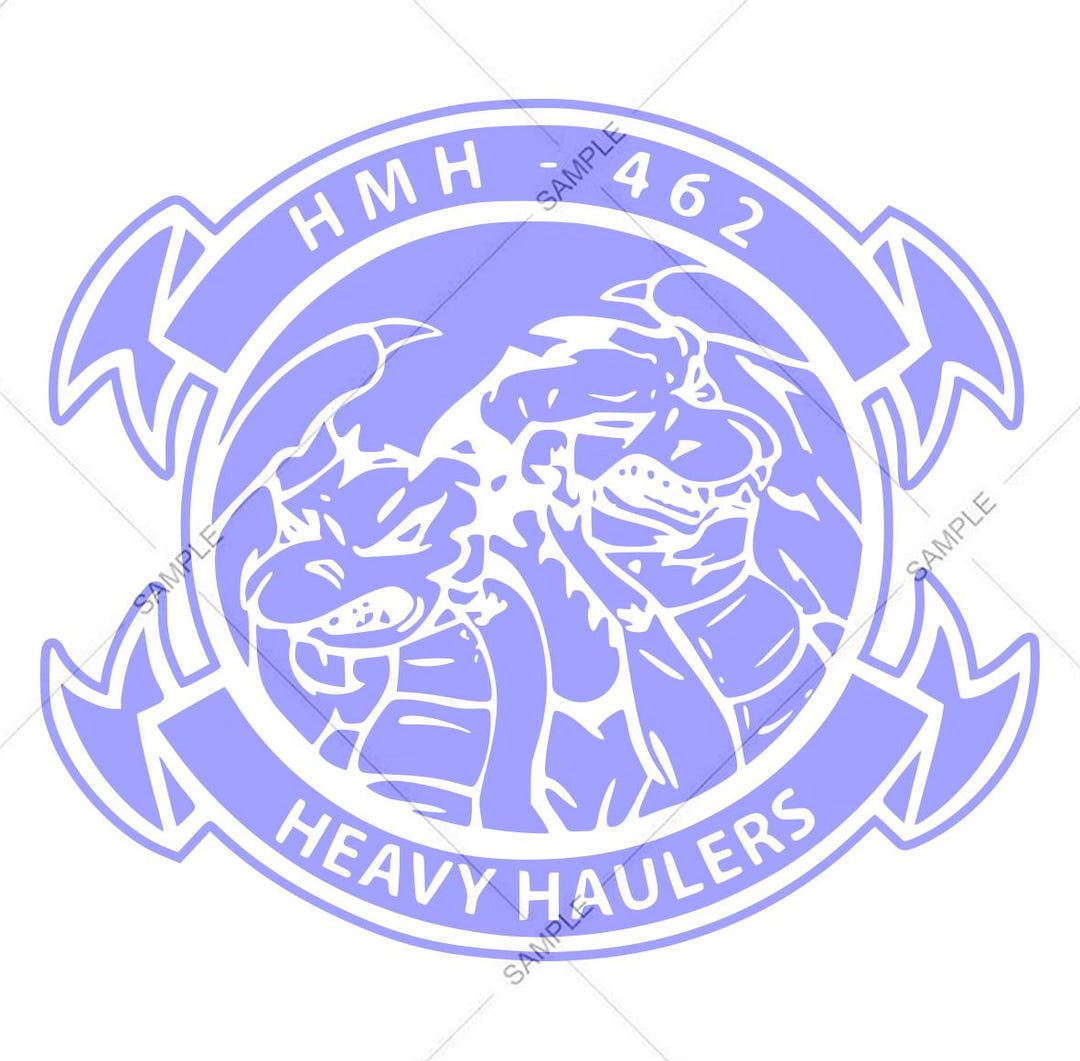 HMH 462 Heavy Haulers Logo Vector SVG PNG for Engraving and Design - Etsy