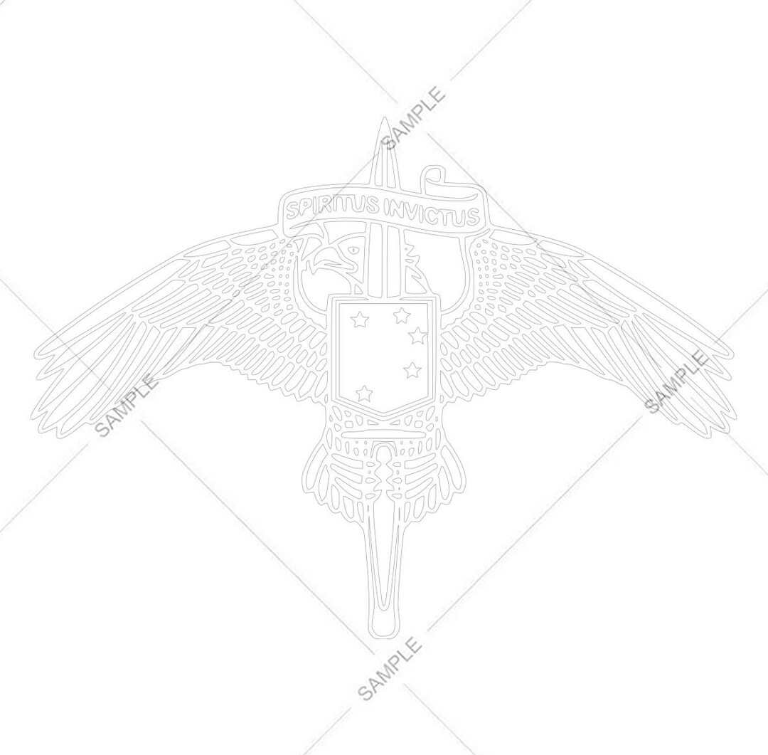 Marsoc Crest Logo Vector SVG PNG for Engraving and Design - Etsy