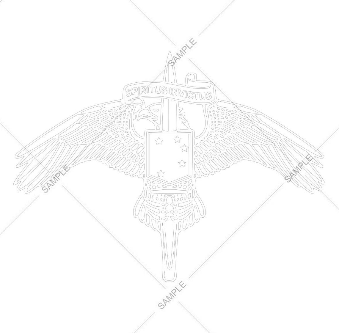 Marsoc Crest Logo Vector SVG PNG for Engraving and Design - Etsy