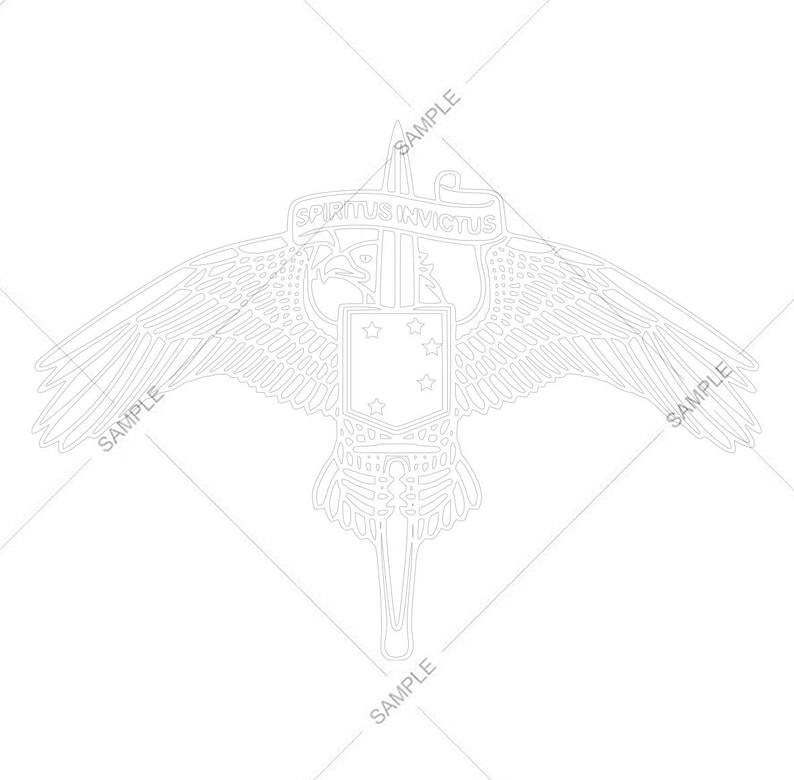 Marsoc Crest Logo Vector SVG PNG for Engraving and Design - Etsy