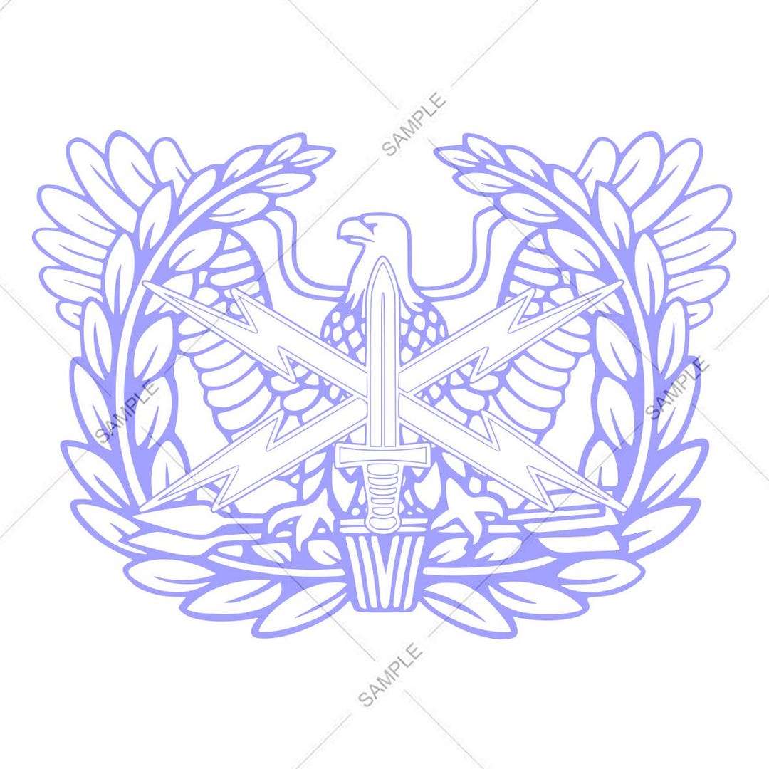Army Cyber Rising Eagle Logo Vector SVG PNG for Engraving and Design - Etsy