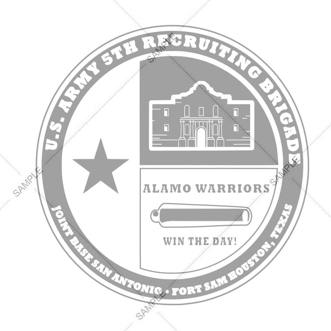 Army 5th Recruiting Brigade Logo Vector SVG PNG for Engraving and ...