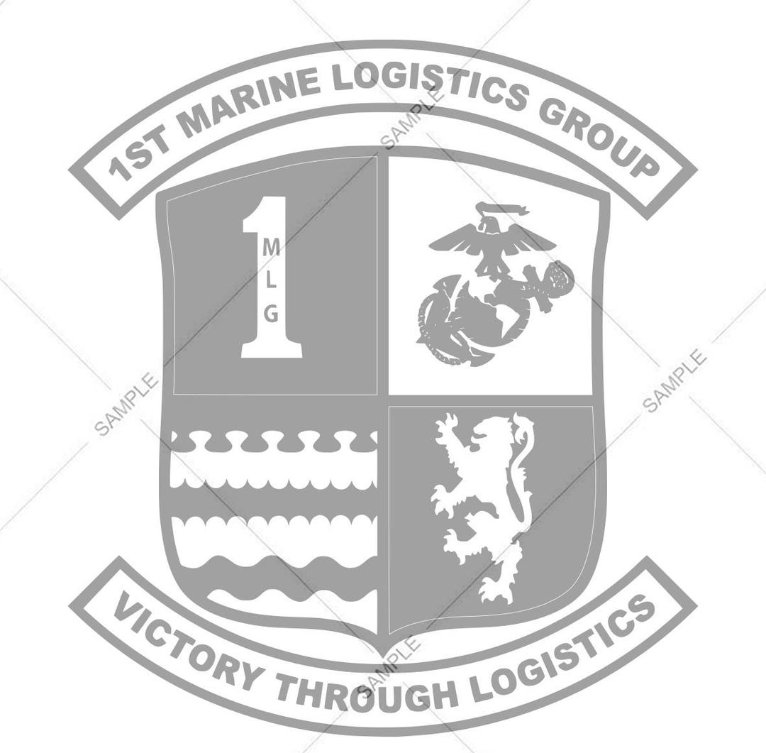 1st Marines Logistics Group 1MLG Logo Vector SVG PNG for Engraving and ...