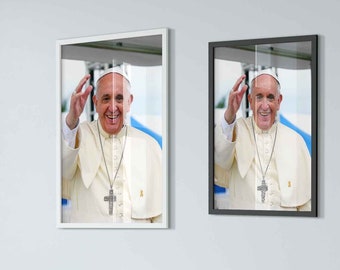 Pope Francis Framed - Etsy