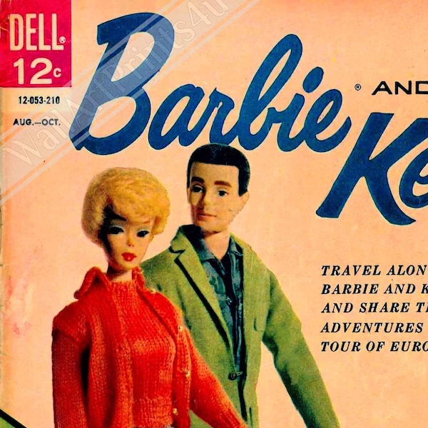 Barbie and Ken Poster - Etsy