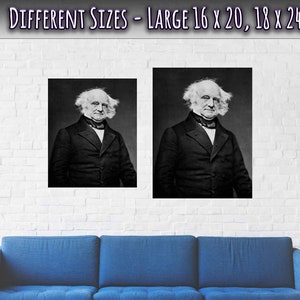 Martin Van Buren Poster, 8th President of Usa, Vintage Photo - Martin ...
