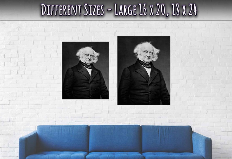 Martin Van Buren Poster 8th President of Usa Vintage Photo - Etsy