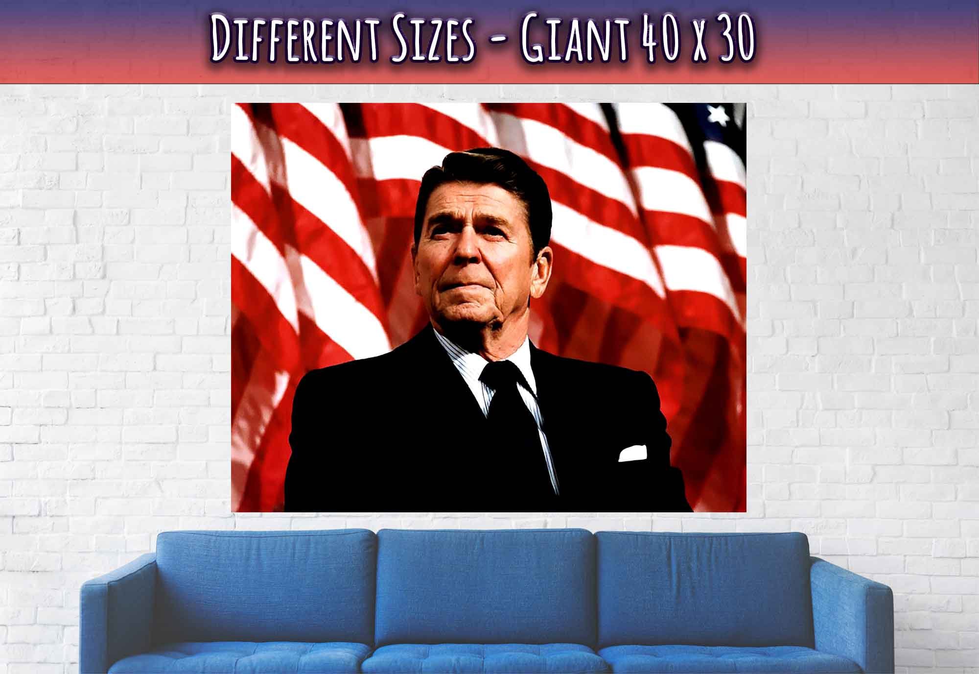 Ronald Reagan Poster 40th President of These United States | Etsy