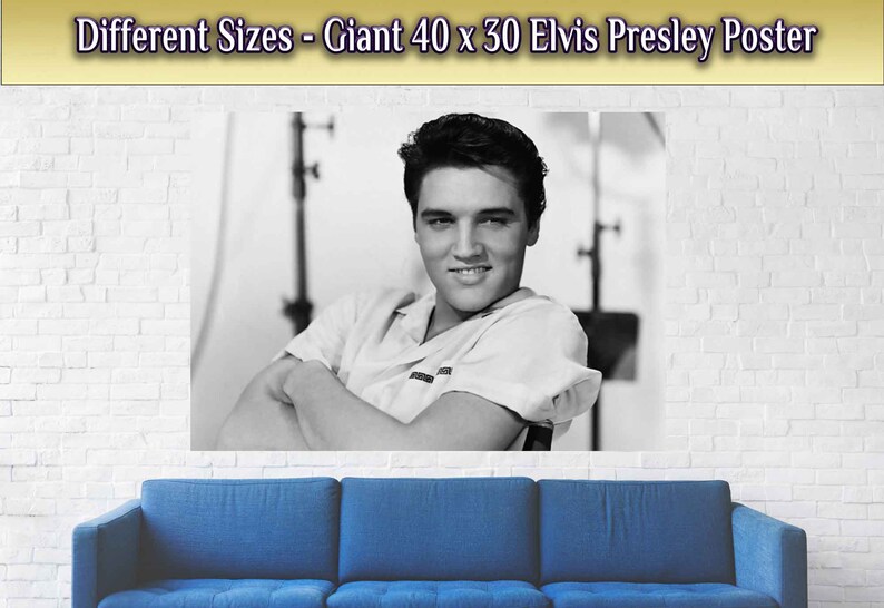 Elvis Presley Poster Male Sex Symbol Vintage Photo Iconic Etsy Nederland