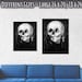 All is Vanity Poster Human Skull Illusion Poster All is Vanity Print ...