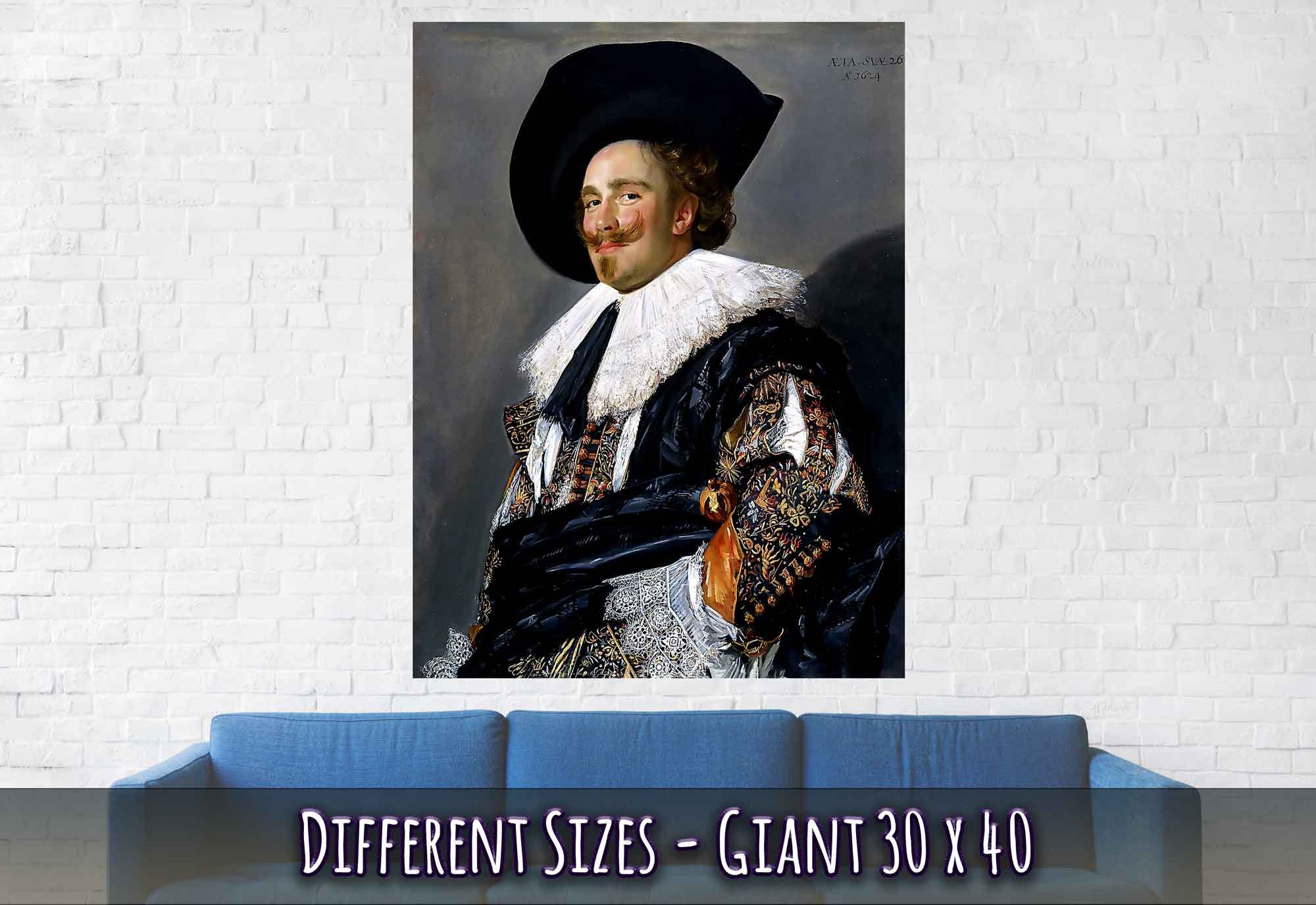 Laughing Cavalier Poster Franz Hals Laughing Cavalier Print | Etsy