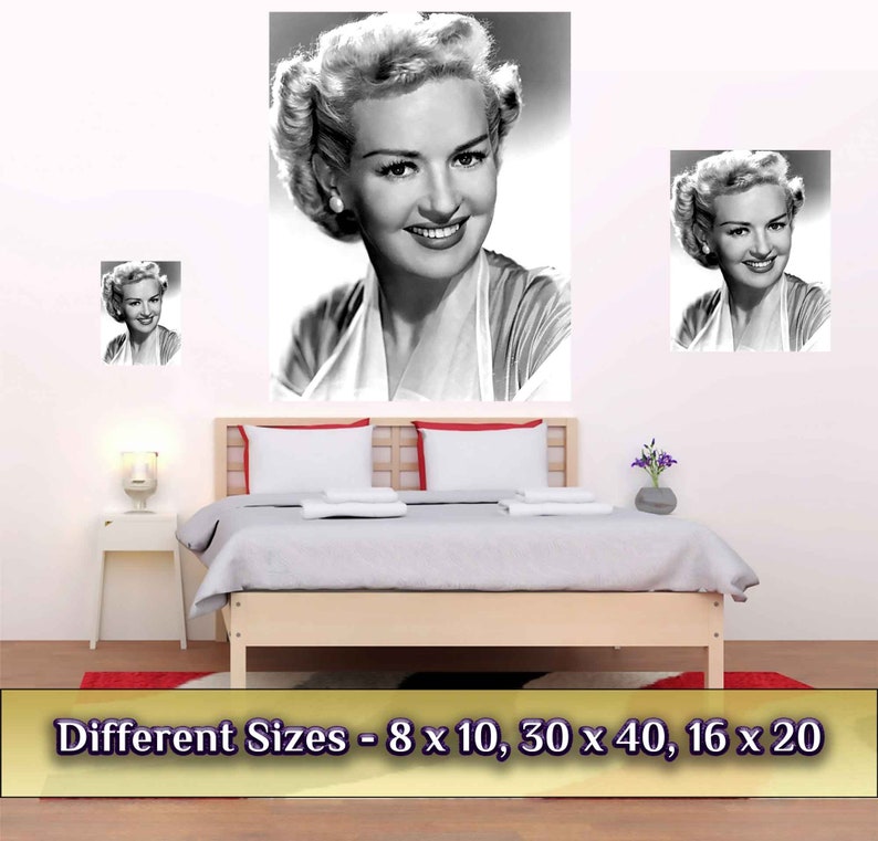 Betty Grable Poster Voluptuous Sex Goddess Vintage Photo - Etsy
