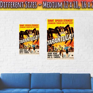 Vintage Movie Poster Tarantula 1955 Poster Film Art - Tarantula Poster ...