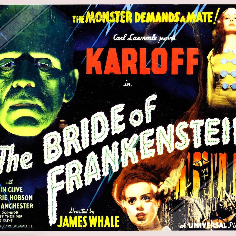 Bride of Frankenstein - Etsy