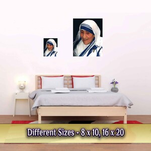 Mother Teresa Poster Missionary Saint Vintage Photo - Etsy