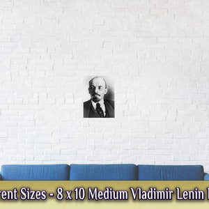 Vladimir Lenin Poster, Ordered Murder of Tsar, Vintage Photo Vladimir ...