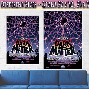 Dark Matter Poster - Vintage Nasa Space Poster Halloween Comic Version ...