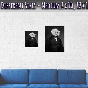 Martin Van Buren Poster, 8th President of Usa, Vintage Photo - Martin ...