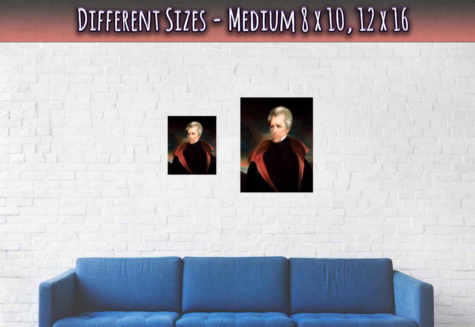 Andrew Jackson Poster 7th President of Usa Vintage Portrait - Etsy