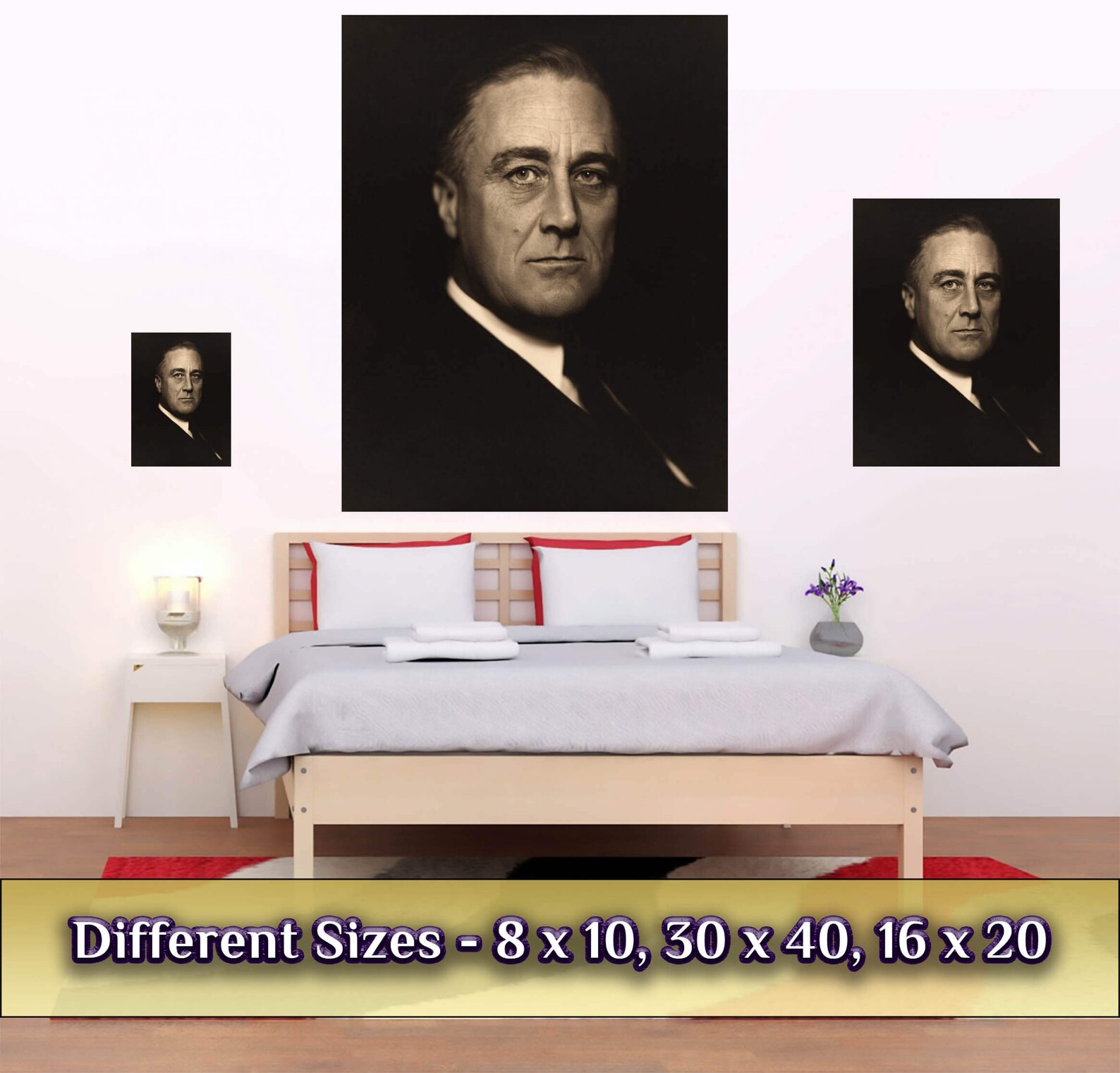 Fdr Poster Greatest American President of the 20th Century | Etsy