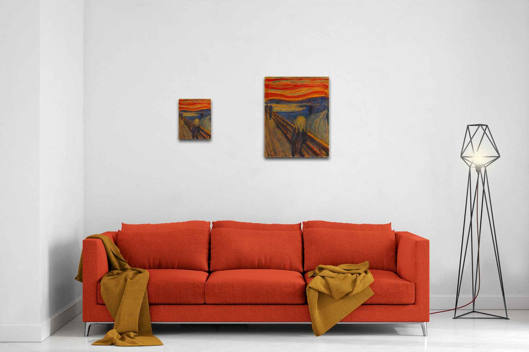 The Scream Canvas Print Edvard Munch 1893 the Scream Canvas - Etsy