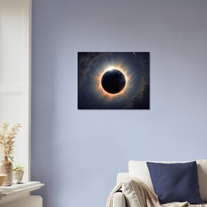 Solar Eclipse Poster Print Artists Impression - Etsy
