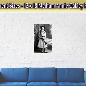 Annie Oakley Poster, Sharp Shooter, Vintage Photo - Iconic Annie Oakley ...