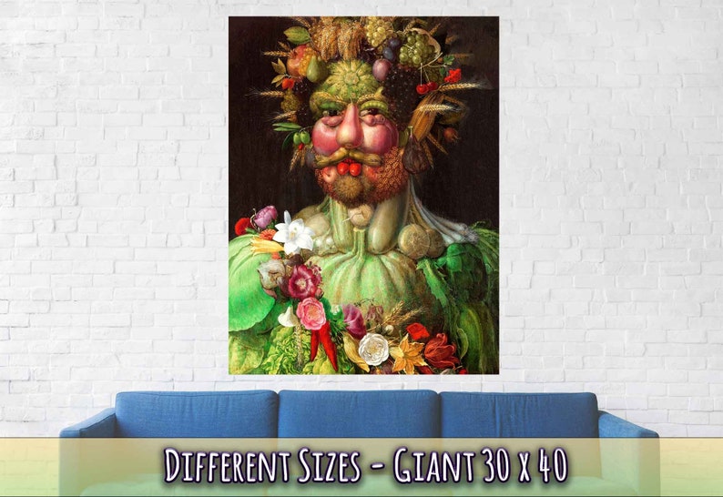 Arcimboldo Vertumus rudolf Ii Poster Giuseppe Arcimboldo - Etsy
