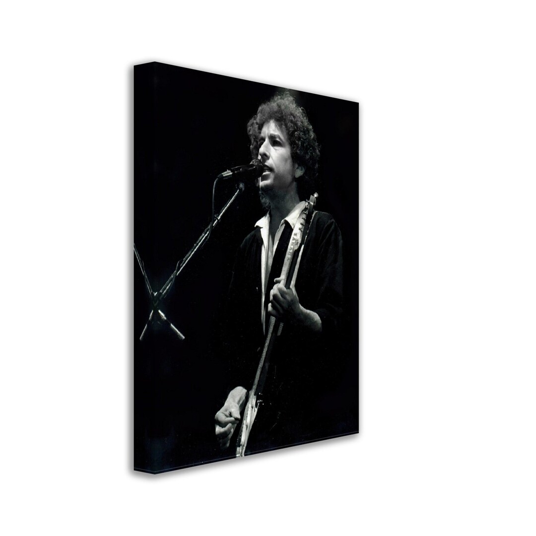 Bob Dylon Canvas Print 1991 Vintage Photo Portrait - Bob Dylon Canvas ...