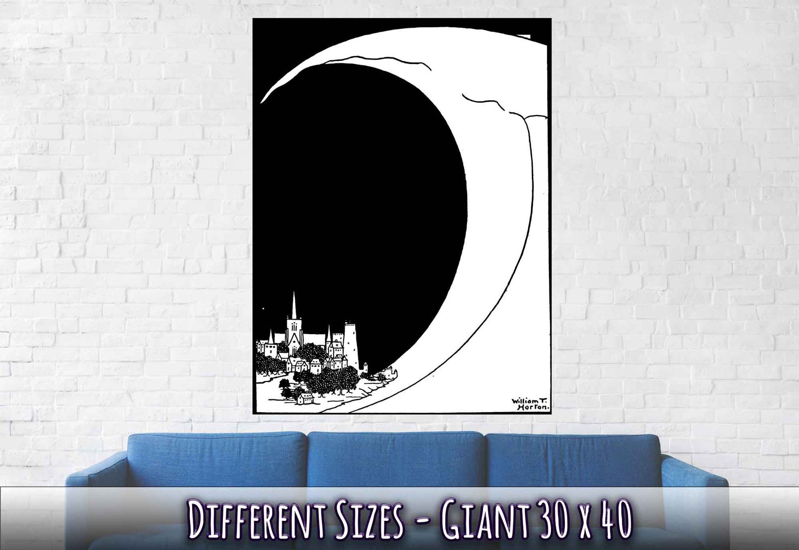 The Wave Poster - William T Horton - the Wave Print UK, EU USA Domestic ...