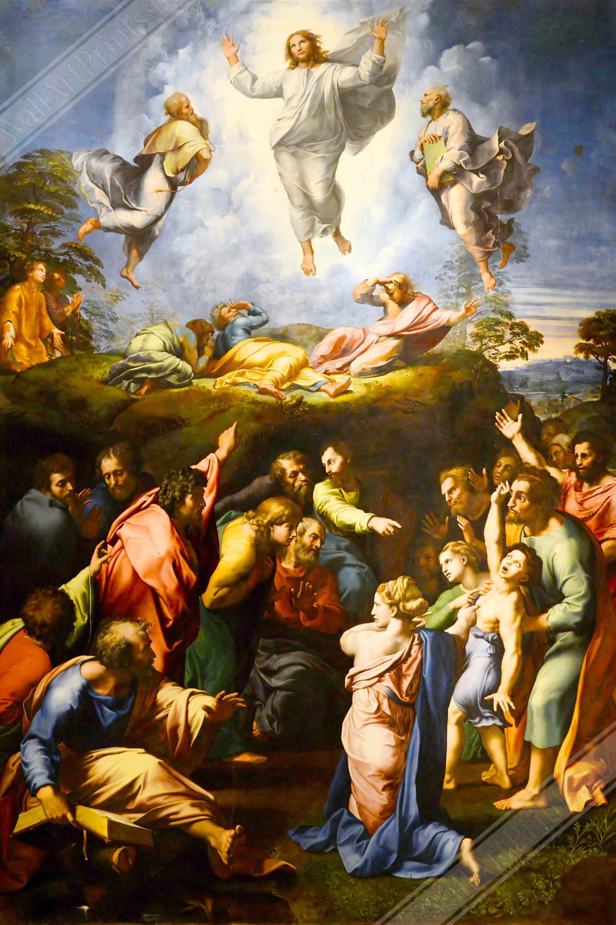 Transfiguration Poster by Raphael Around 1520 - Etsy