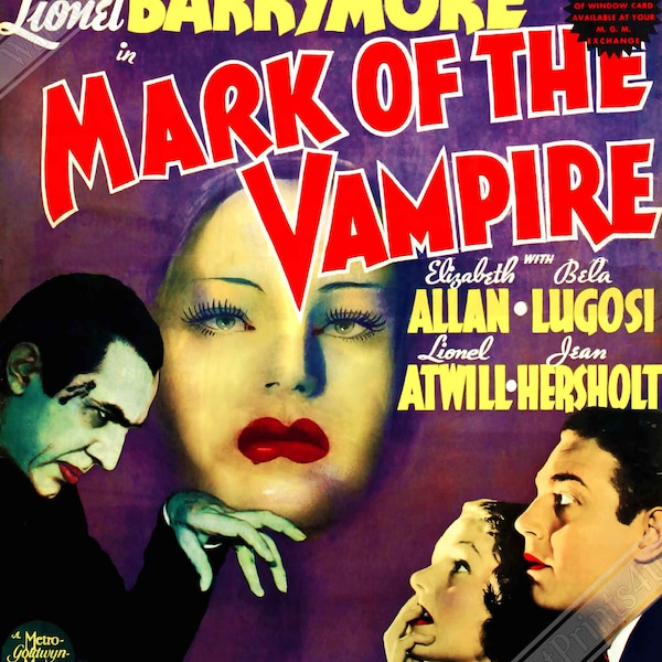 Mark of the Vampire Movie Poster - Etsy