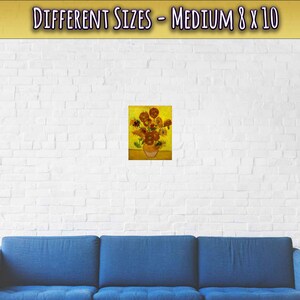 Sunflowers Poster, Vincent Van Gogh - Sunflower Series Print ...