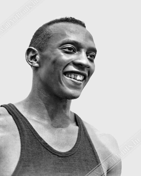 Jesse Owens Poster Genuine Vintage Photo 1936 Iconic Jesse | Etsy