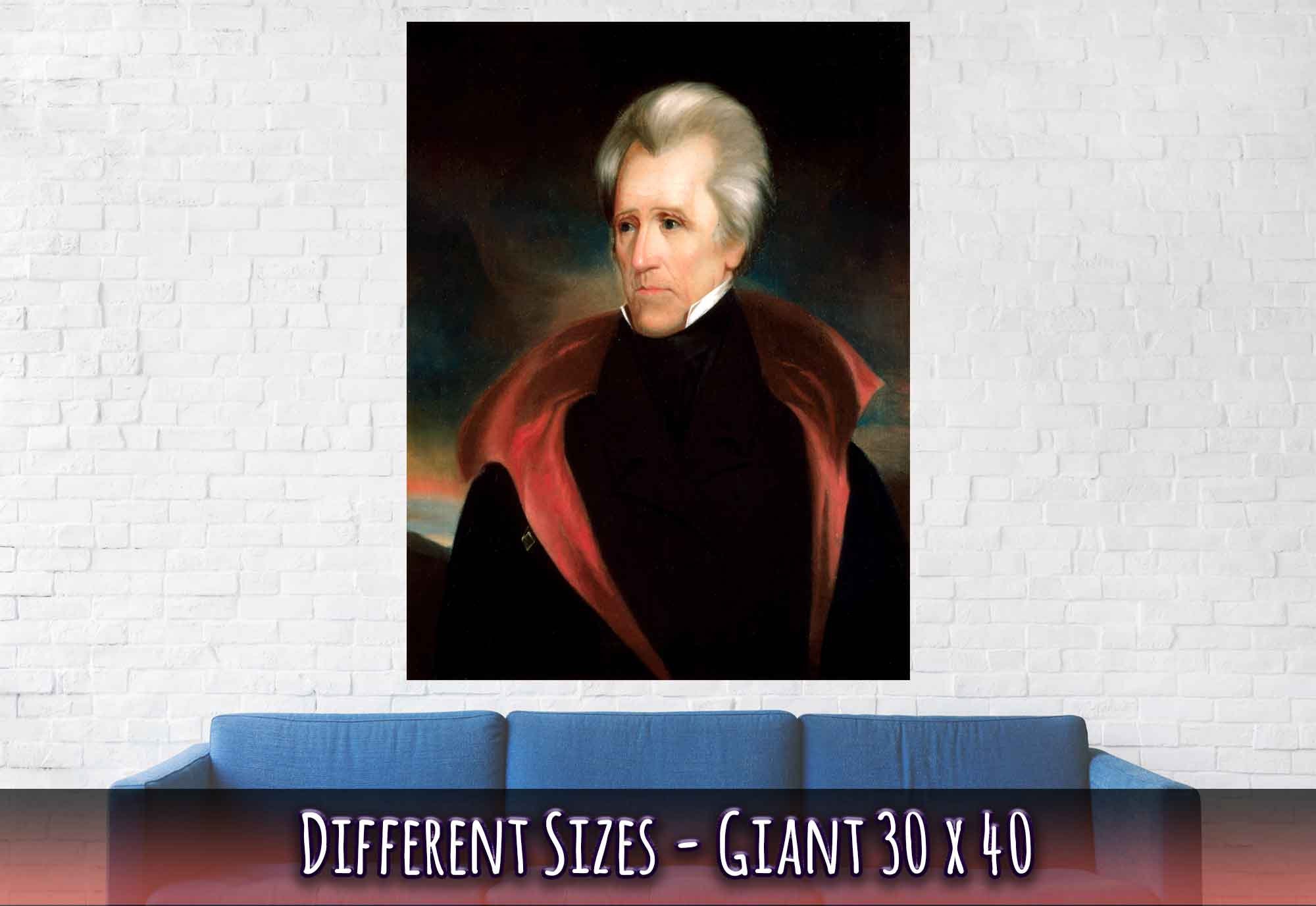 Andrew Jackson Poster 7th President of Usa Vintage Portrait - Etsy