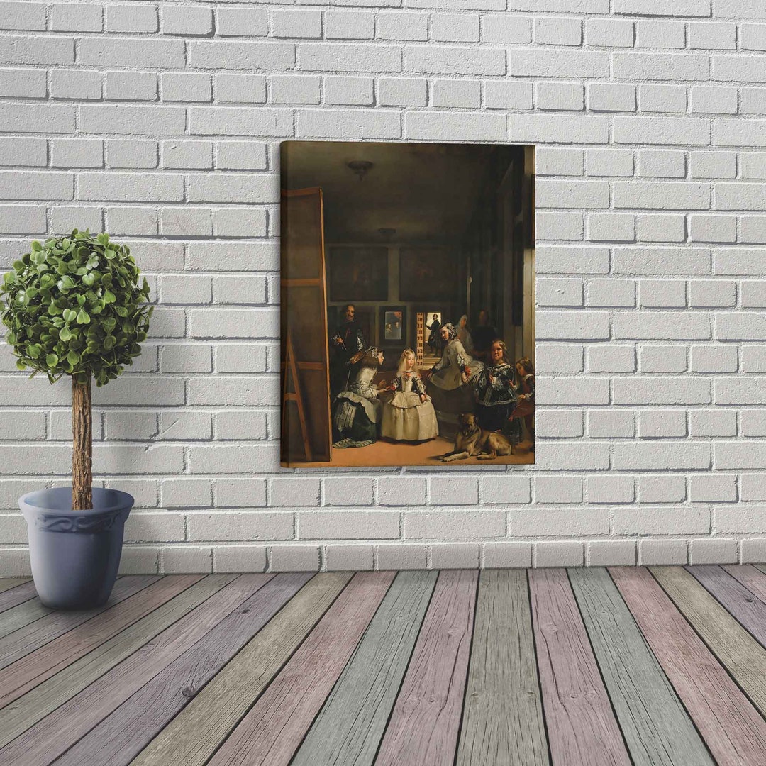 Las Meninas Canvas Print: Diego Velázquez Famous Painting - Etsy