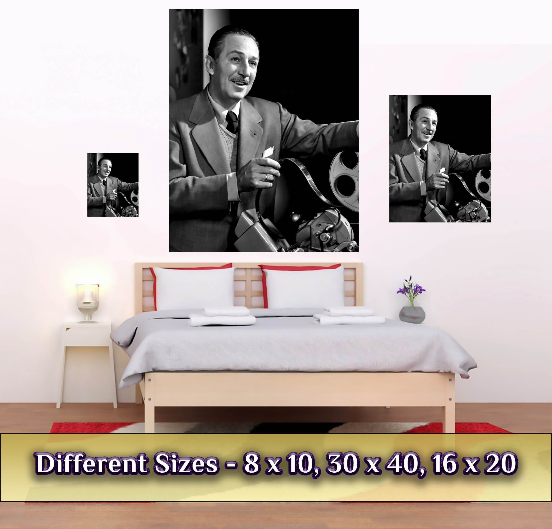 Walt Disney Poster Disney Legend Vintage Photo Iconic Walt | Etsy