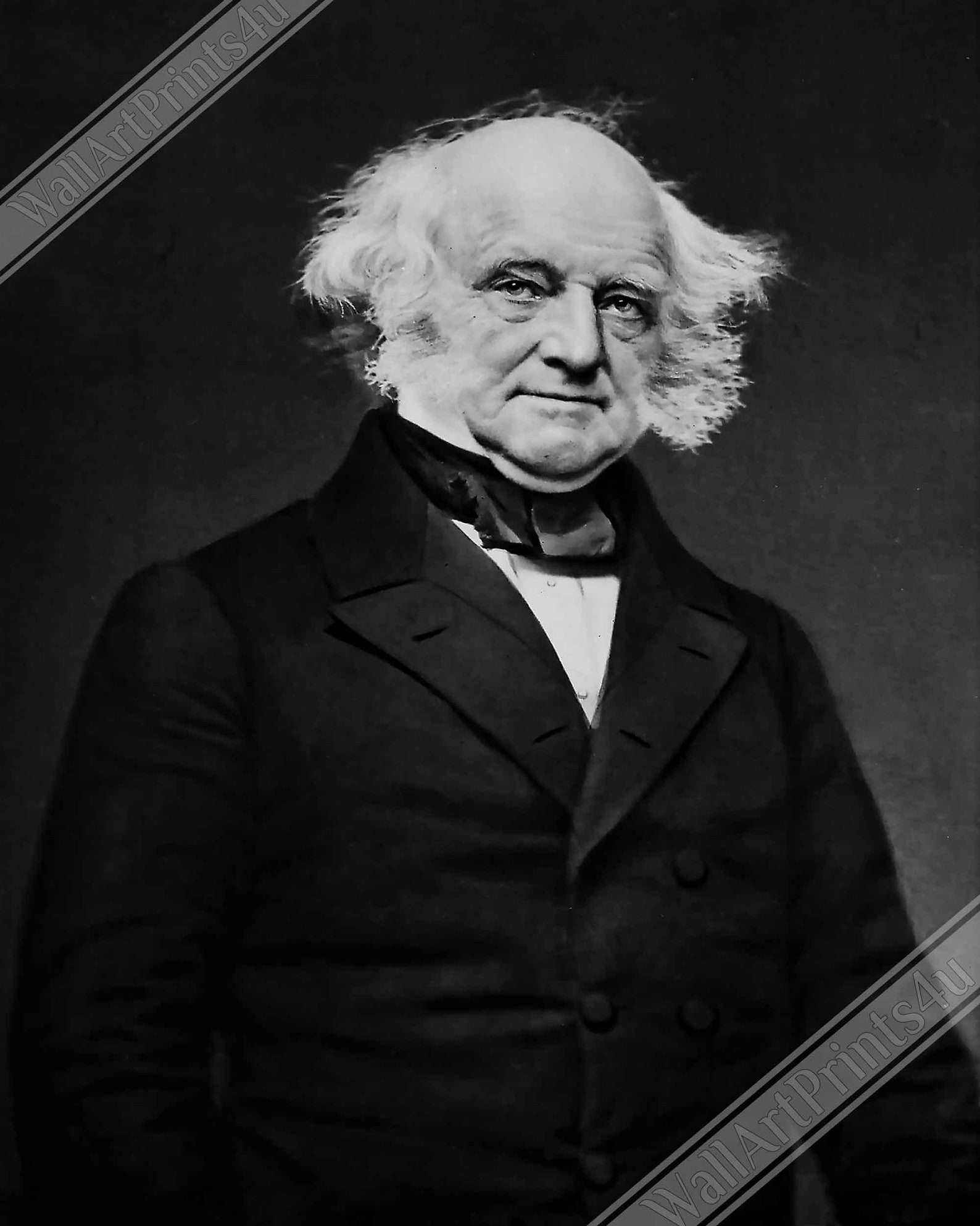 Martin Van Buren Poster, 8th President of Usa, Vintage Photo Martin Van ...