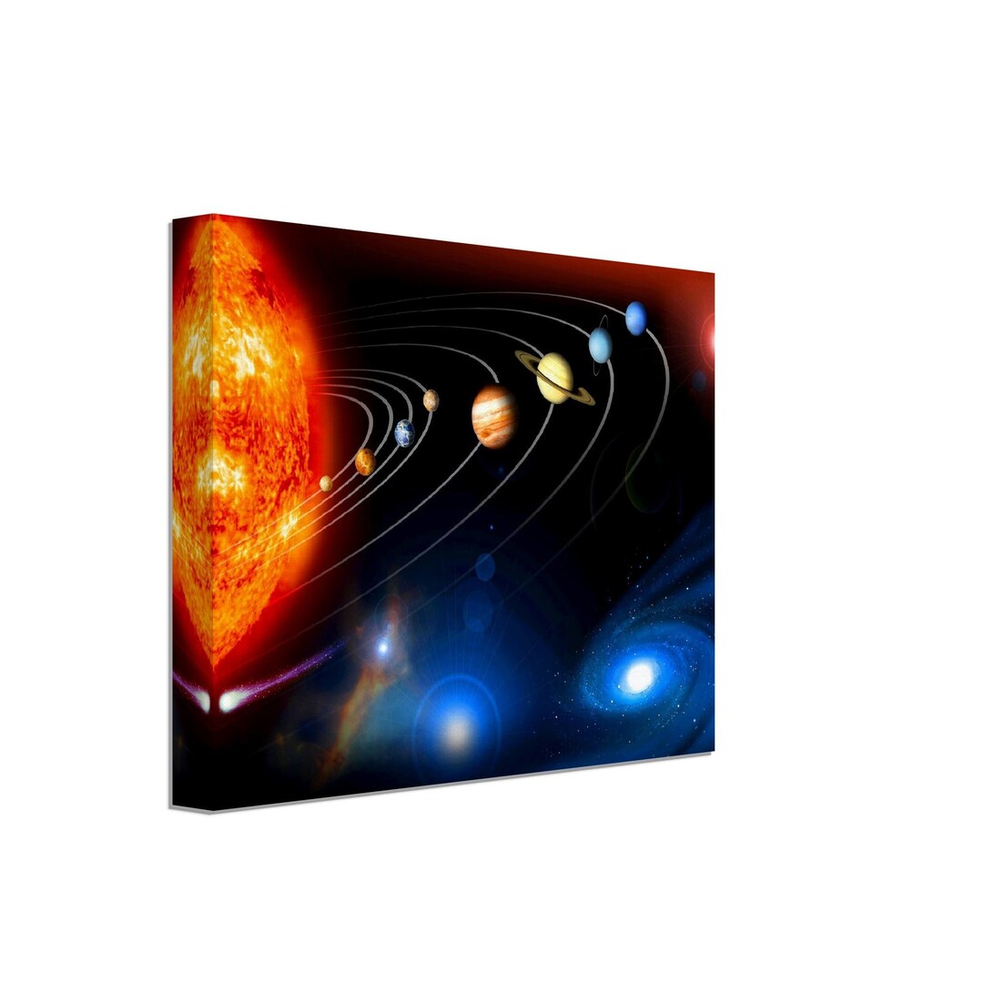 Solar System Canvas Nasa Canvas of the Planets Solar System Canvas ...